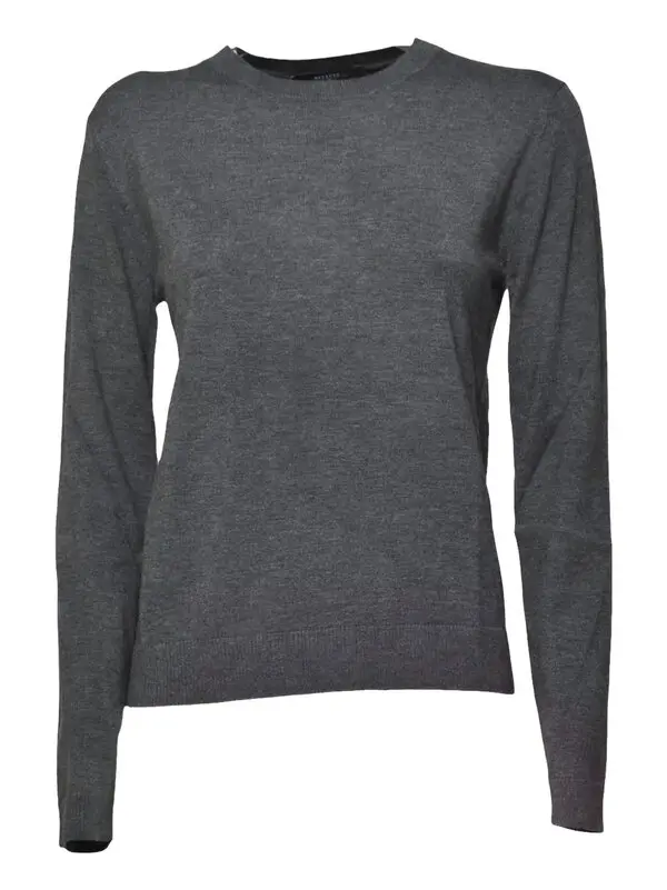 Max Mara Long-sleeve Top - Grey