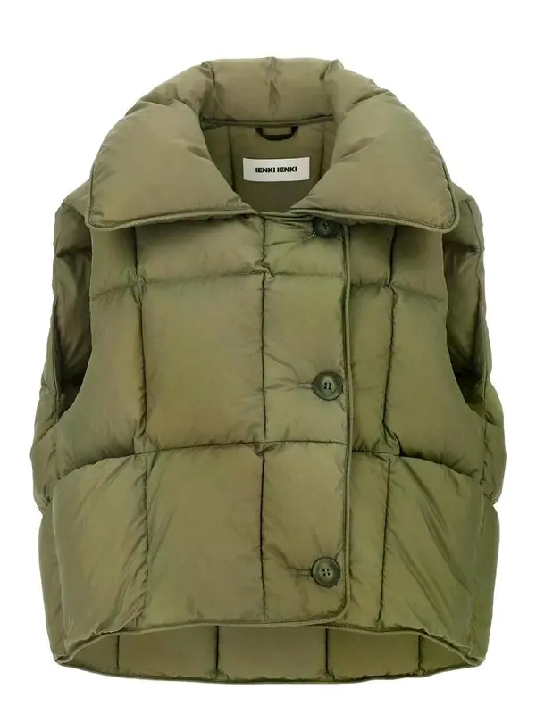 IENKI IENKI Cozy Cloud Quilted Vest - Green