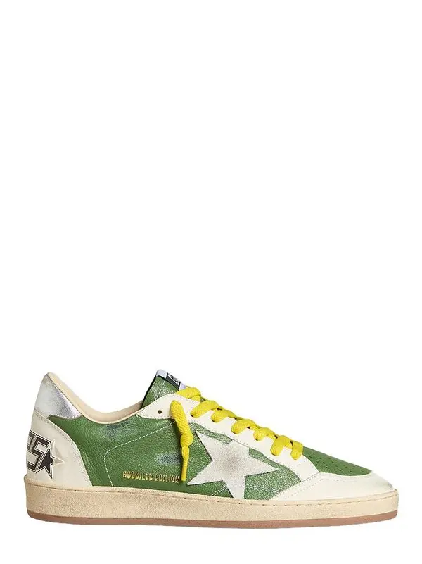Golden Goose Ball Star Sneakers - Green White