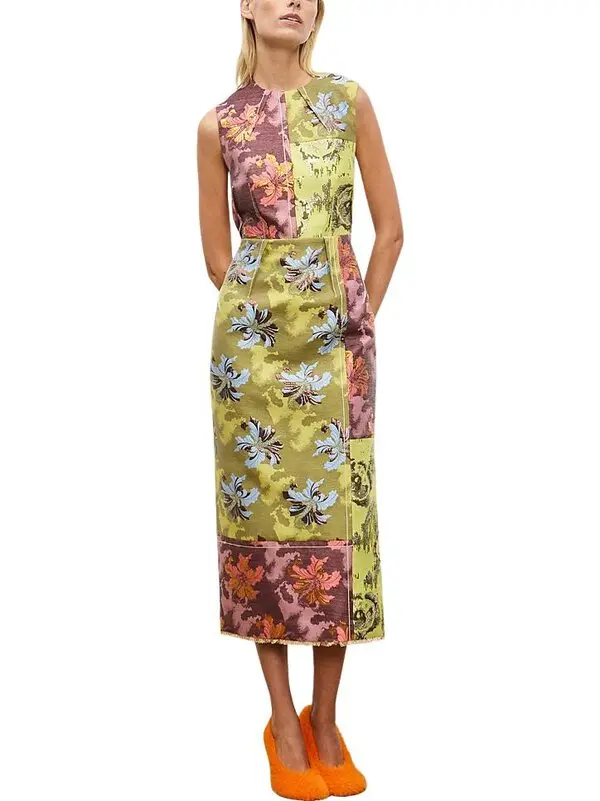 ALEMAIS Adriana Jacquard Gown - Multi
