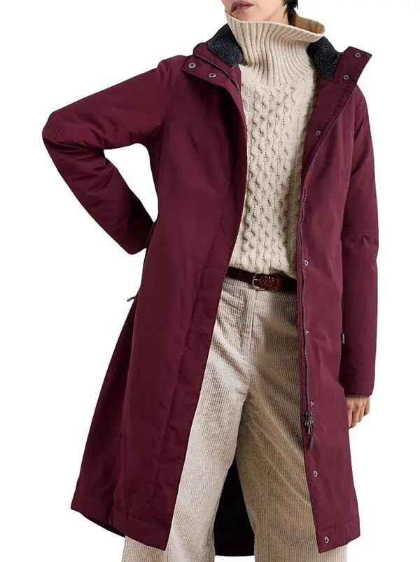 SEASALT CORNWALL Janelle Long Coat - Bergamot