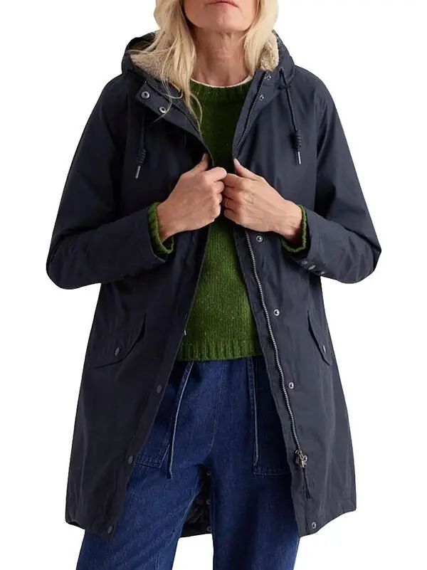 SEASALT CORNWALL Plant Hunter Raincoat - Midnight