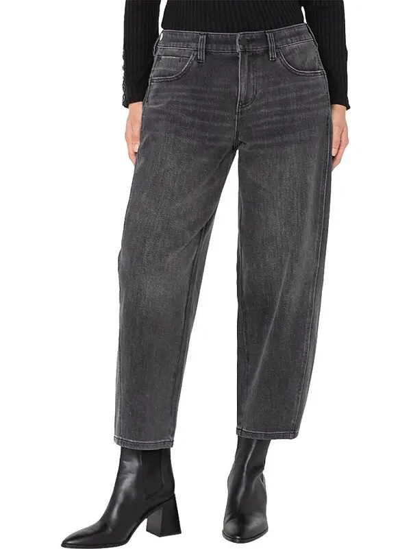 LIVERPOOL The Barrel Mid-rise Cropped Jeans - Ackelson
