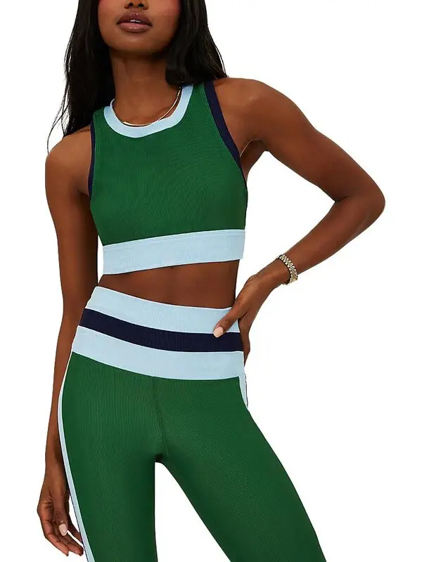 Beach Riot Gwen Color Blocked Top - Ivy Colorblock