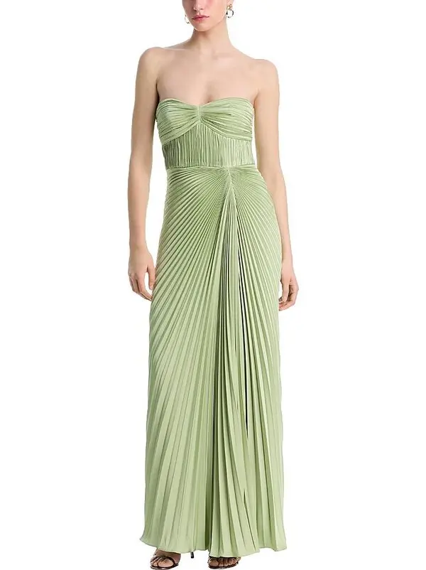 AMUR Joyceanne Plisse Gown - Stem