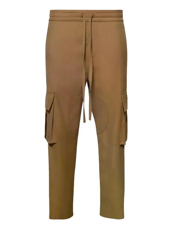 NAHMIAS Cargo-pocket Drawstring Trousers - Brown