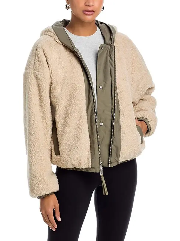 Canada Goose Alberni Reversible Fleece - Light Tan/smokey Sage-tan Clair/sauge Fu