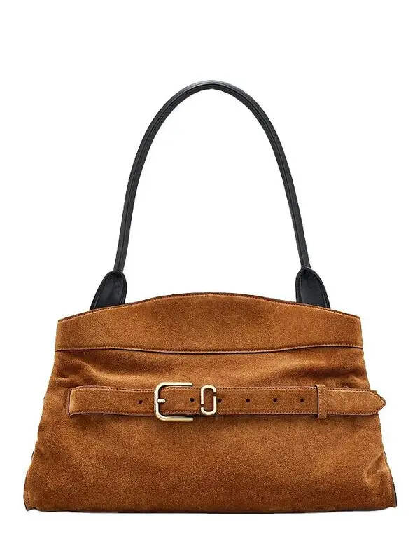 Marc Jacobs The Suede Dakota Satchel - Copper