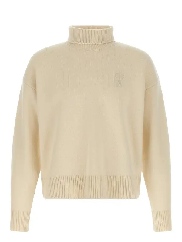 Ami Matis' Turtleneck Sweater - White