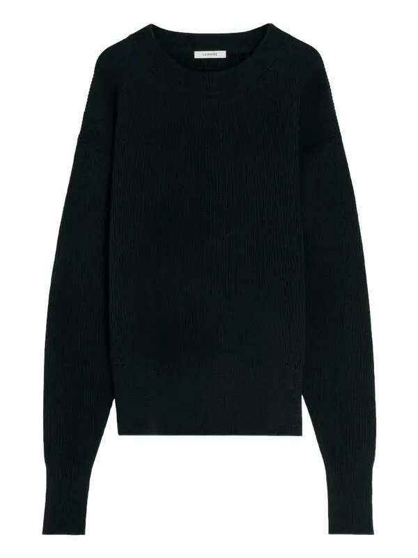 LEMAIRE Crew Neck Knitwear - Black