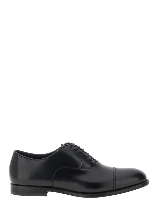 DOUCAL'S Lace Up Oxford Shoes - Black