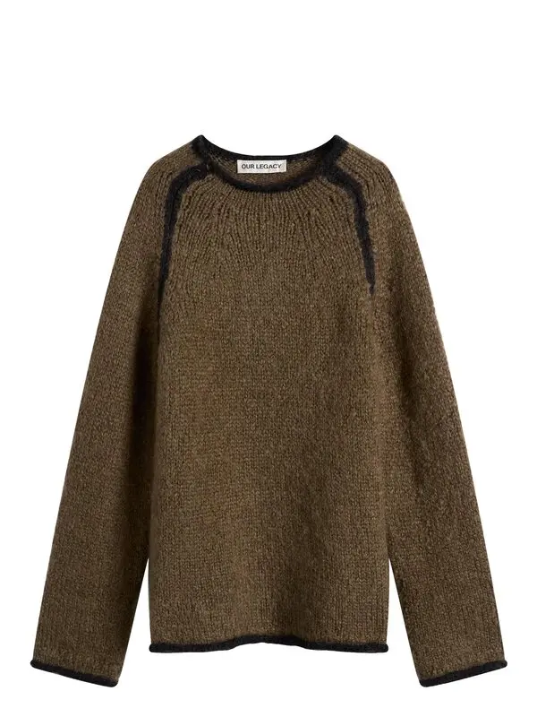 Our Legacy Rider Roundneck Jumper - Steel Mohair