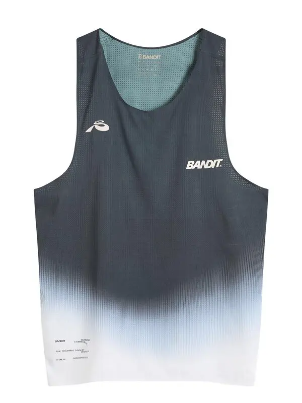 BANDIT Vento Singlet - Striated Gradient/black/white