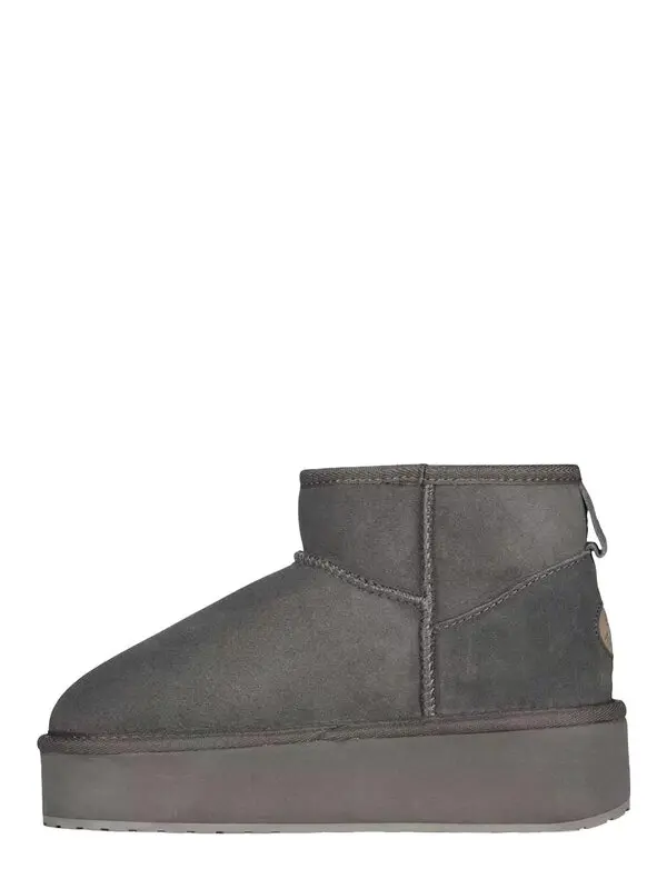 EMU AUSTRALIA Platform Sheepskin-lined Boots - Grey