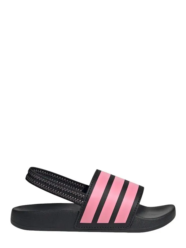 Adidas Adilette Estrap Slides - Core Black/bliss Pink
