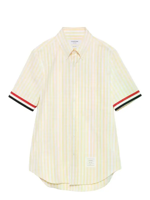 Thom Browne Checked Shirt - Yellow