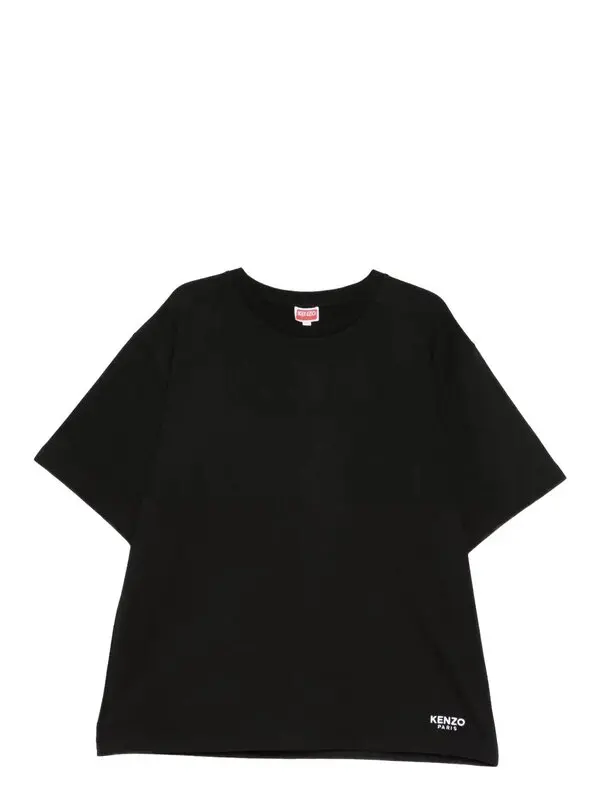 Kenzo Logo Cotton T-shirt - Black