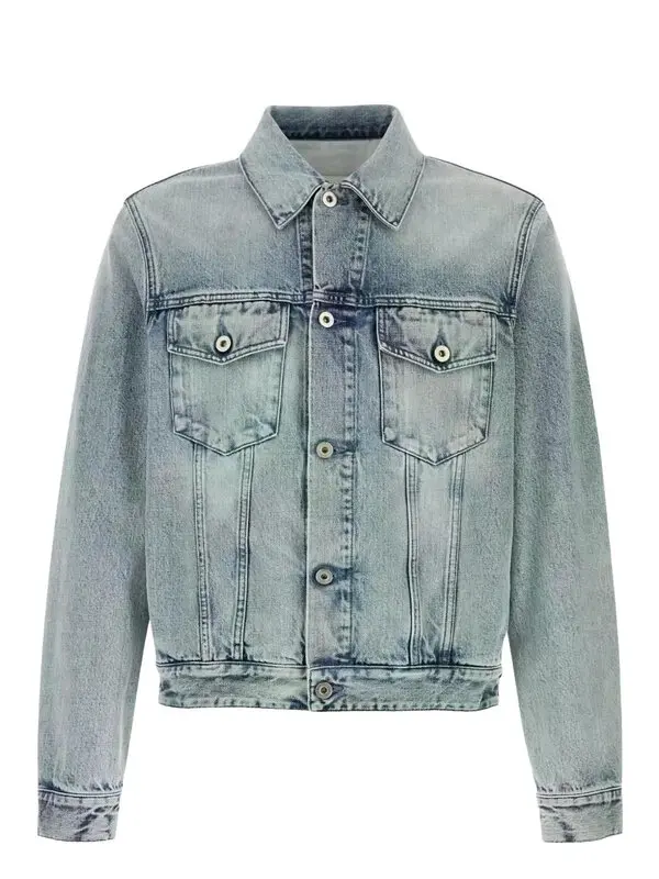 JIL SANDER Cotton Denim Jacket - Blue
