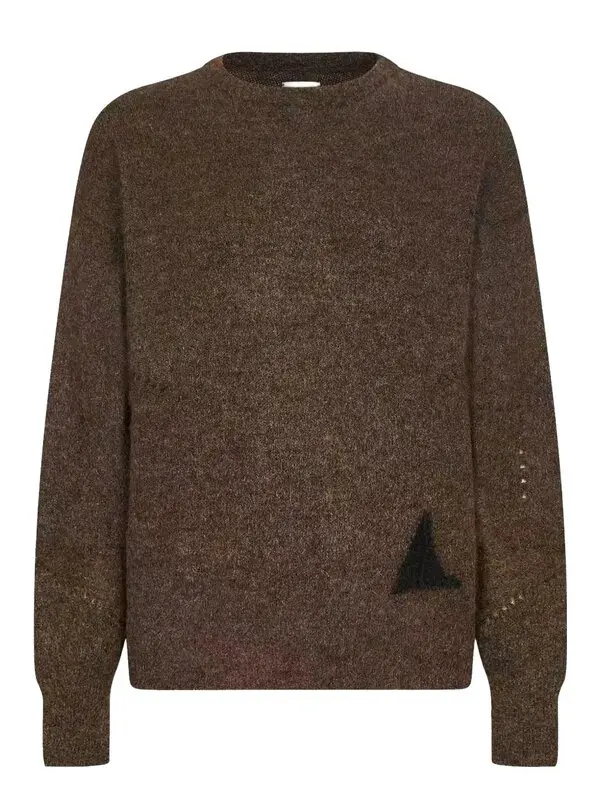 ROA Crew-neck Sweater - Brown