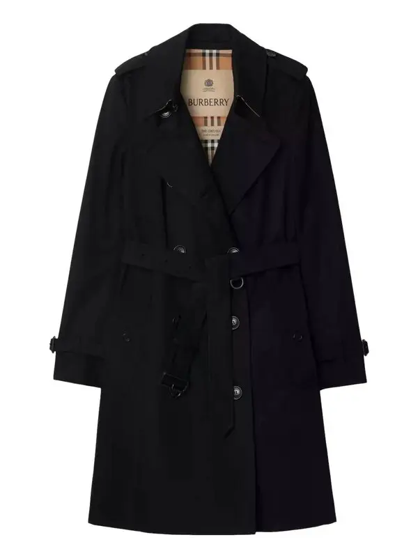 Burberry Chelsea Heritage Belted Trench Coat - Black