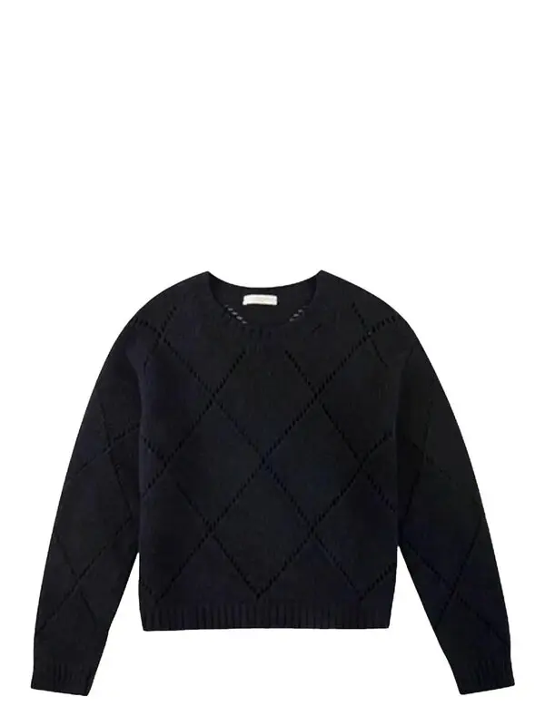 ZANONE Diamond-pattern Sweater - Blue