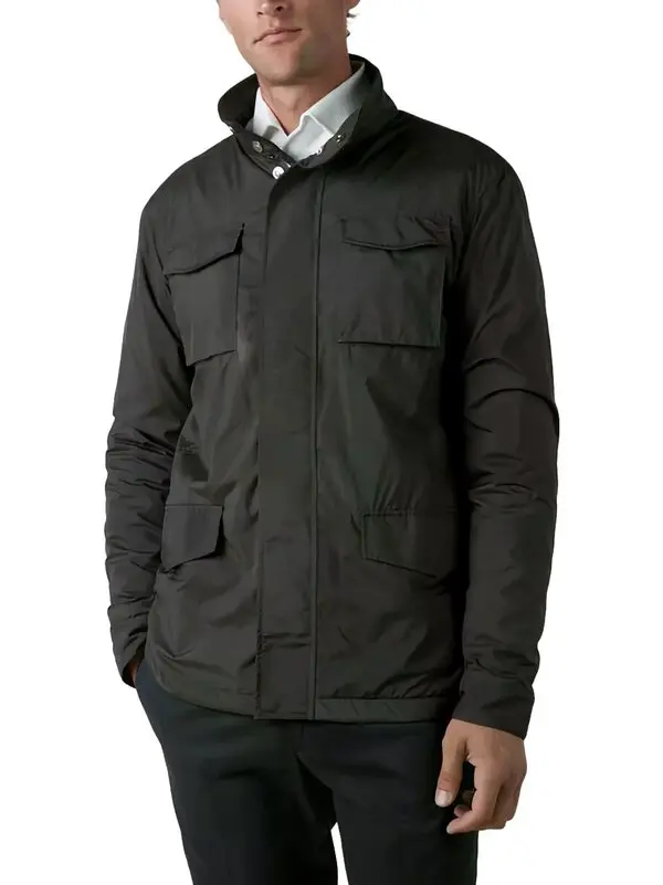 AURELIEN Flap-pocket Jacket - Grey