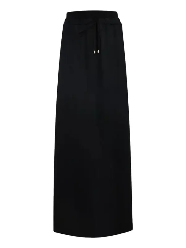 Lorena Antoniazzi Elastic-waistband Straight Skirt - Black