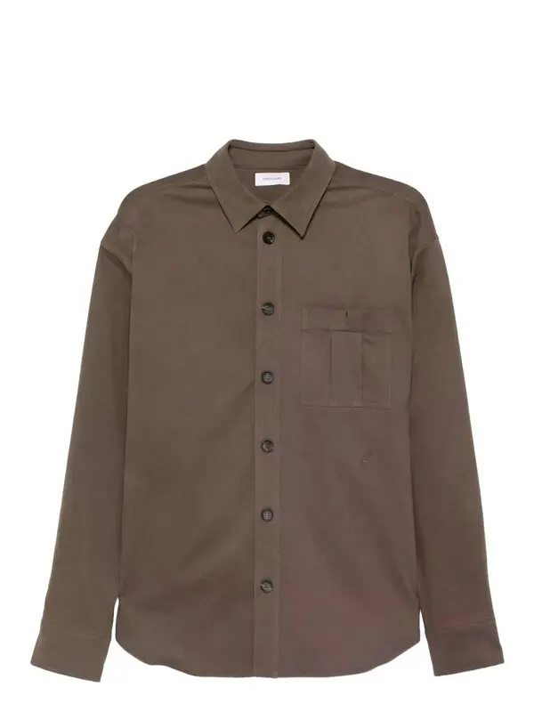 FERRAGAMO Button-fastening Shirt - Brown