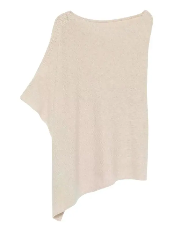 BOMPARD Eric Scoop-neck Poncho - Neutrals