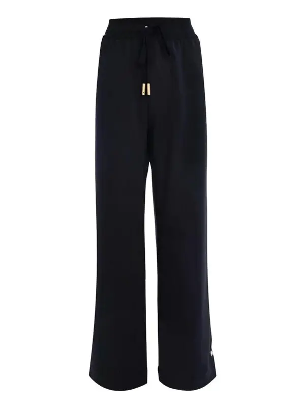 Lorena Antoniazzi Drawstring Wide-leg Trousers - Blue