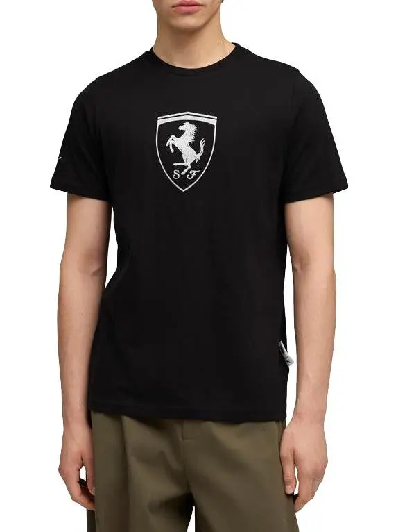 PUMA X Ferrari Sportswear Shield Graphic T-shirt - Puma Black