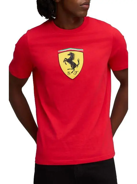 PUMA X Ferrari Sportswear Shield Graphic T-shirt - Rosso Corsa