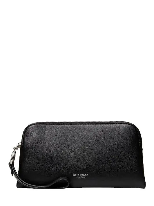 Kate Spade New York Leather Medium Wristlet - Black