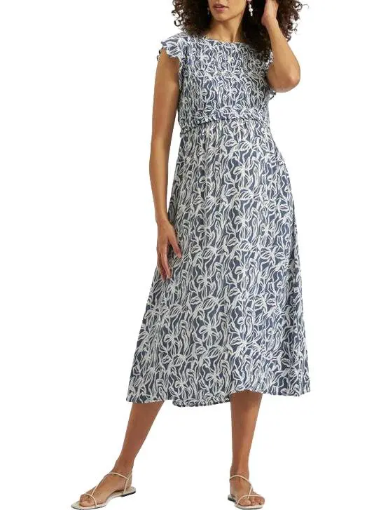 RIPE MATERNITY Edie Nursing Dress - Indigo