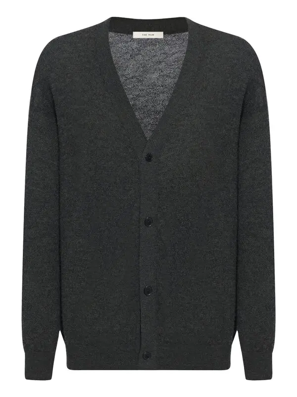 THE ROW Raimo Cashmere Cardigan - Grey