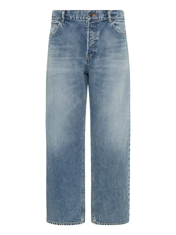 THE ROW Ross Straight Jeans - Blue