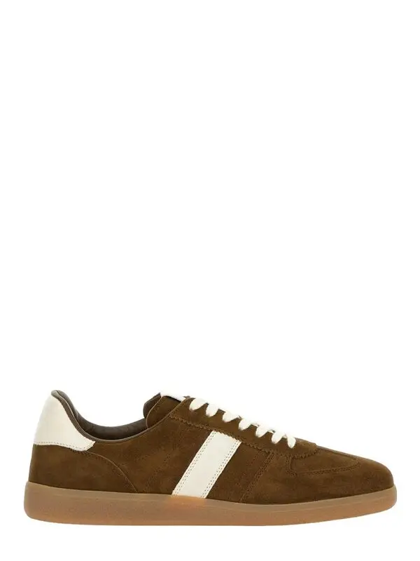 TOM FORD Archer Suede Sneakers - Brown