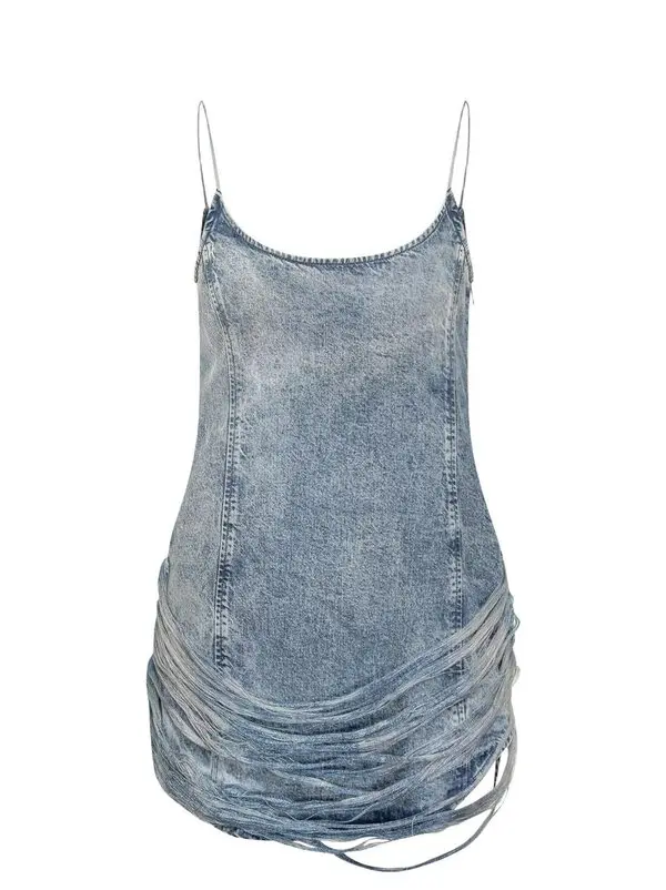 Diesel De-dra-short-fsg Mini Dress - Blue