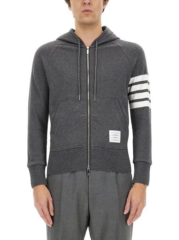 Thom Browne Cotton Sweatshirt - Grey