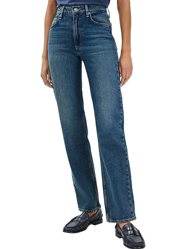 Rag & Bone Harlow Mid-rise Straight Leg Jeans - Ness