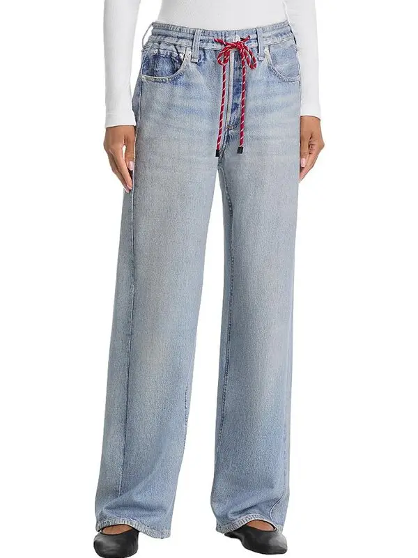 Rag & Bone Miramar Terry Wide Leg Pants - Brighton