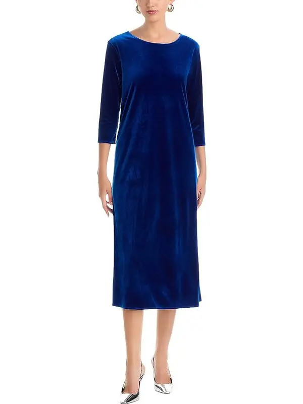Caroline Rose A-line Dress - Sapphire