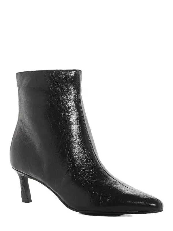 Aqua Selma Boots - Black Leather
