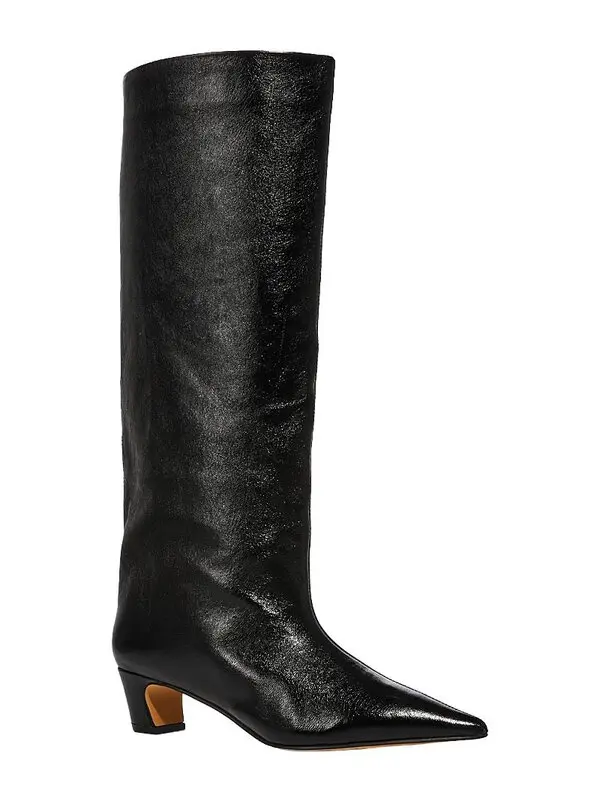 Aqua Blaze Boots - Black Leather