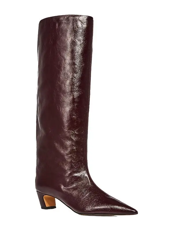 Aqua Blaze Boots - Burgundy Leather