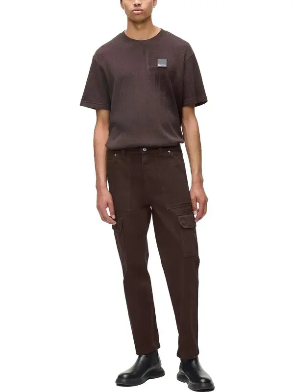 Karl Lagerfeld Cargo-pocket Trousers - Brown