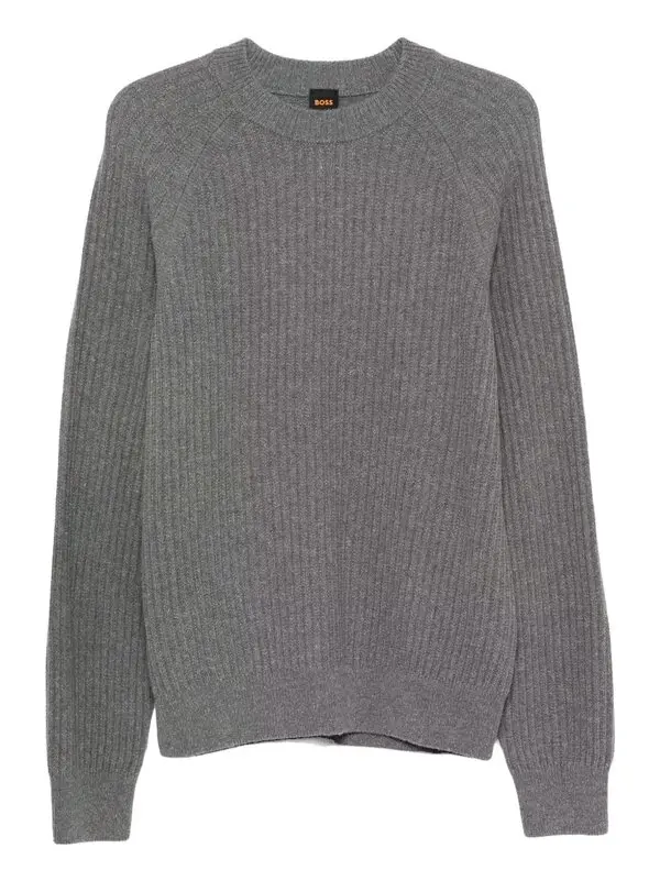 BOSS Crew Neck Sweater - Grey