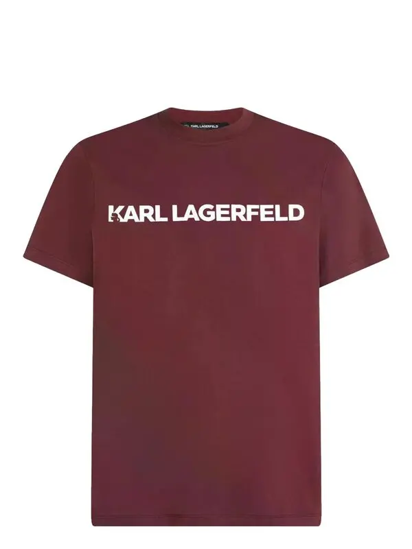 Karl Lagerfeld Logo-print T-shirt - Red