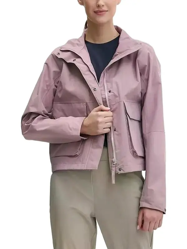 Helly Hansen Zip-front Patch-pocket Jacket - Pink