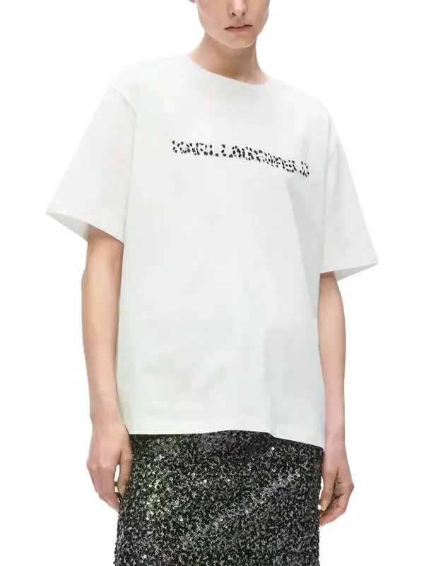 Karl Lagerfeld Logo T-shirt - White